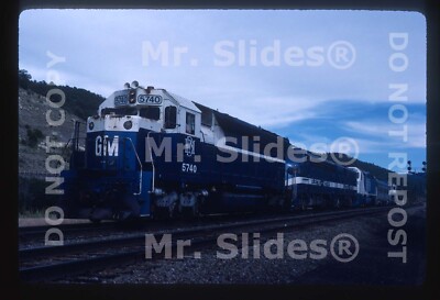 Original Slide EMD Electro-Motive SD45X 5740 W/Test Train Gallinas CO ...