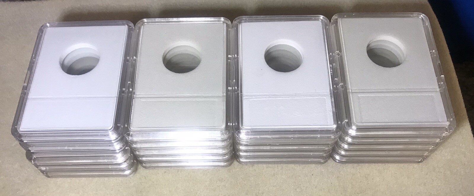 COIN DISPLAY SLABS WITH INSERT + STORAGE *21 NICKEL DISPLAY SLABS* | eBay