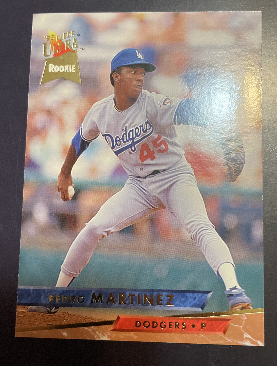 1993 FLEER ULTRA PEDRO MARTINEZ RC ROOKIE DODGERS RED SOX #57 MLB ...