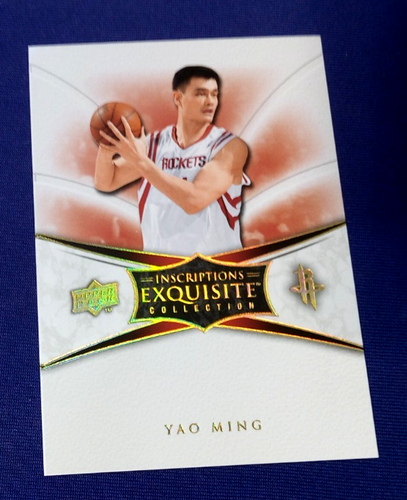 2008 UPPER DECK EXQUISITE INSCRIPTIONS AUTOGRAPH PROOF AUTHENTIC YAO ...