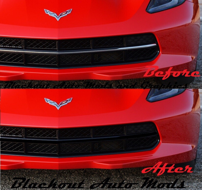 2014 Corvette Cyber Gray Grille 2014 Chevrolet Corvette C7 Stingray