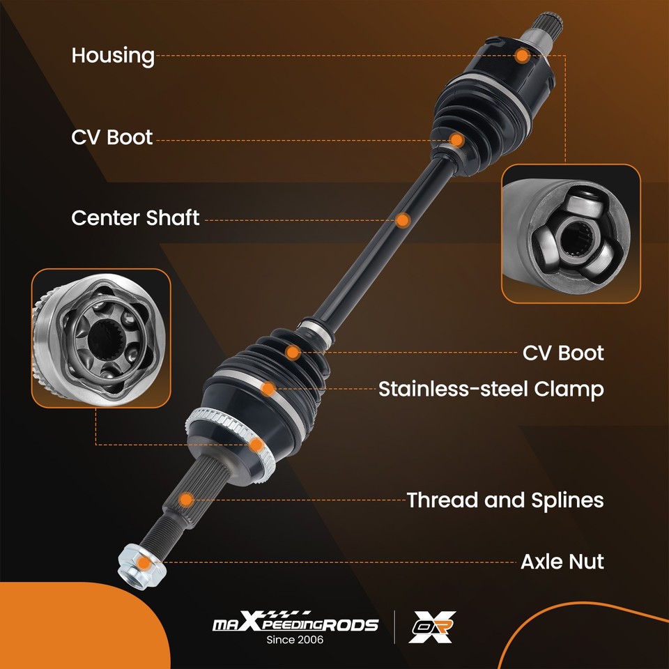 8x FWD Front Strut + Control Arm +Sway Bar Link + CV Axle Shaft for 11 ...