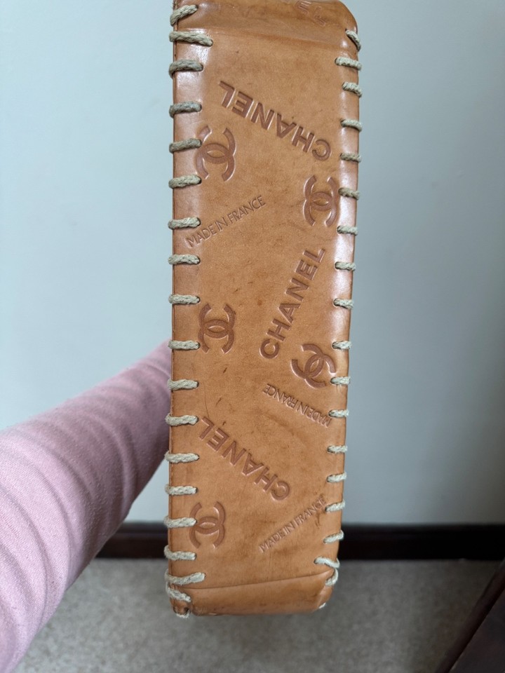 CHANEL VINTAGE WESTERN CC LOGO JUMBO MAXI BAG - BEAUTIFUL TIMELESS ...