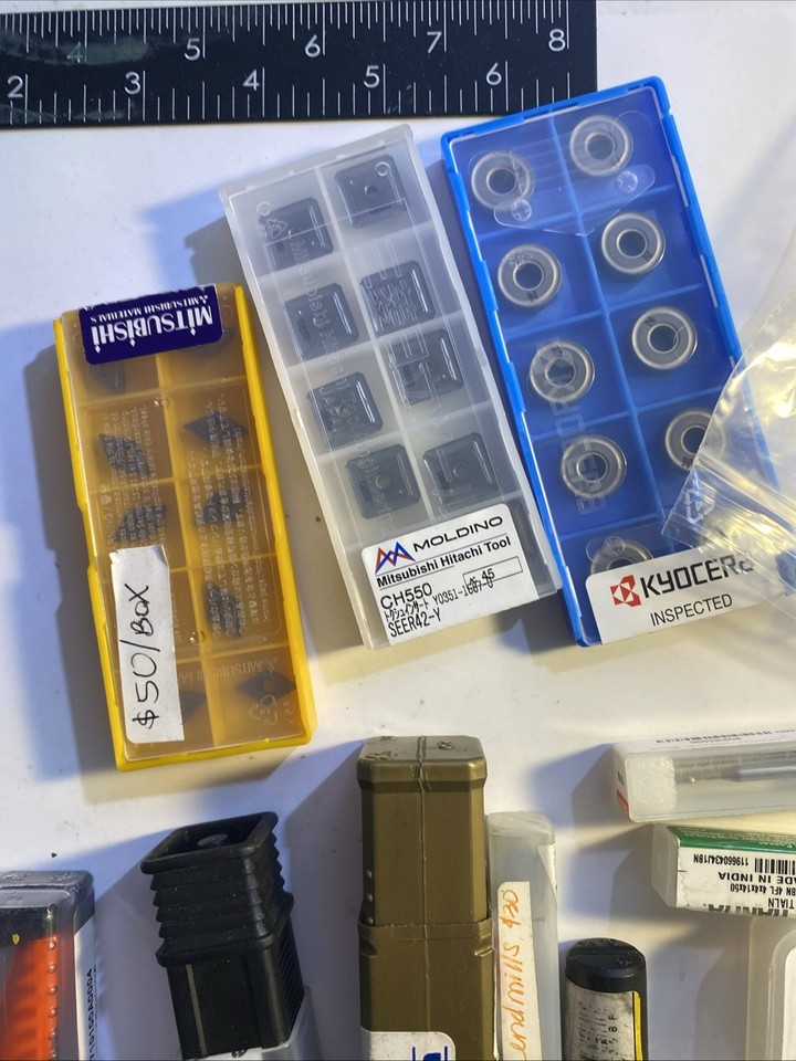 Mixed Machining Tool Lot Inserts Endmills Drills Carbide NIB !! | eBay