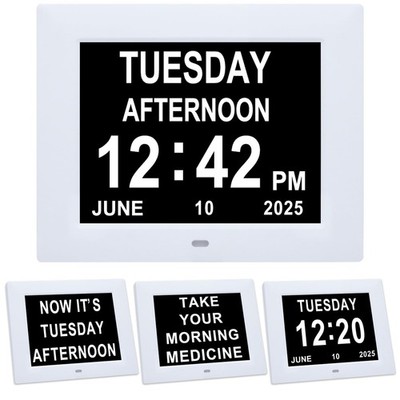 Dementia Clocks for Seniors,Large Display Digital Clock with Date and ...