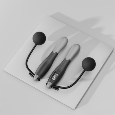 1pc Weighted Steel Wire Jump Rope No Handles Exercise Fitness Workout ...