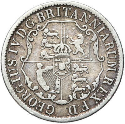 British West Indies - King George IV - Coin - 1/4 Dollar 1822 London ...