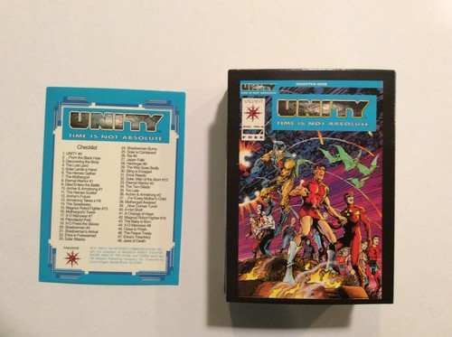 1992 Comic Images, Valiant Unity, "Time Is Not Absolute", 90 card base ...