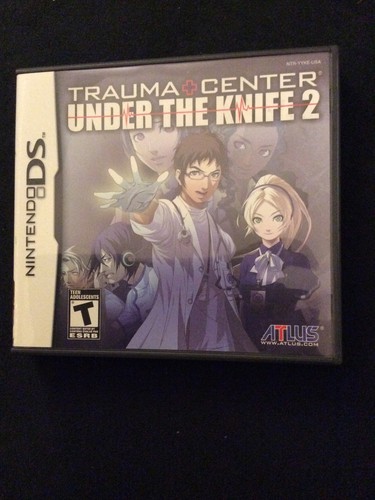 Trauma Center Under the Knife 2 (Nintendo DS, 2006) Complete CIB Rare ...