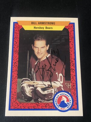 1991-92 ProCards AHL/IHL Bill Armstrong #266 Rookie RC AUTO | eBay