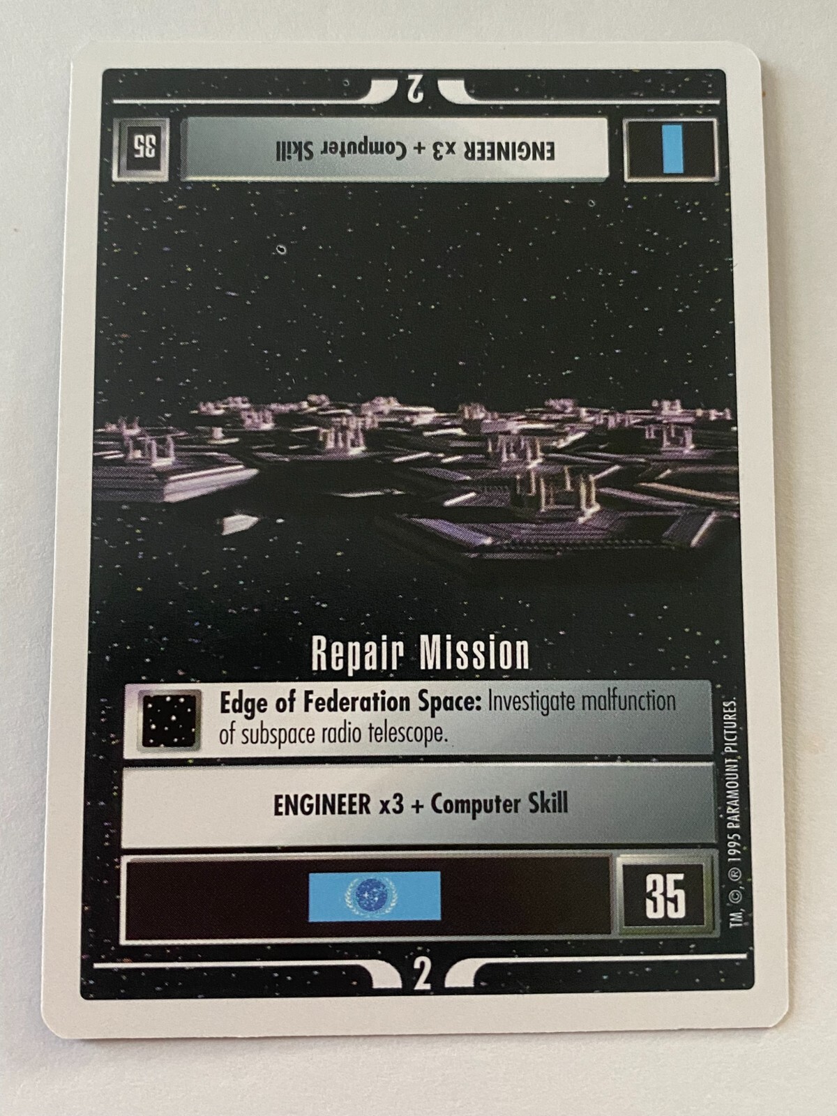 Star Trek CCG 1E WB95 REPAIR MISSION Rare Card NEVER PLAYED | eBay