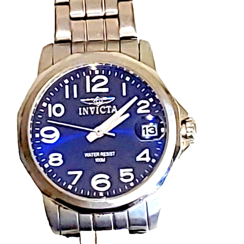 Invicta Quartz Watch Womens Model 6908 Blue Night Glow Face 30mm | eBay