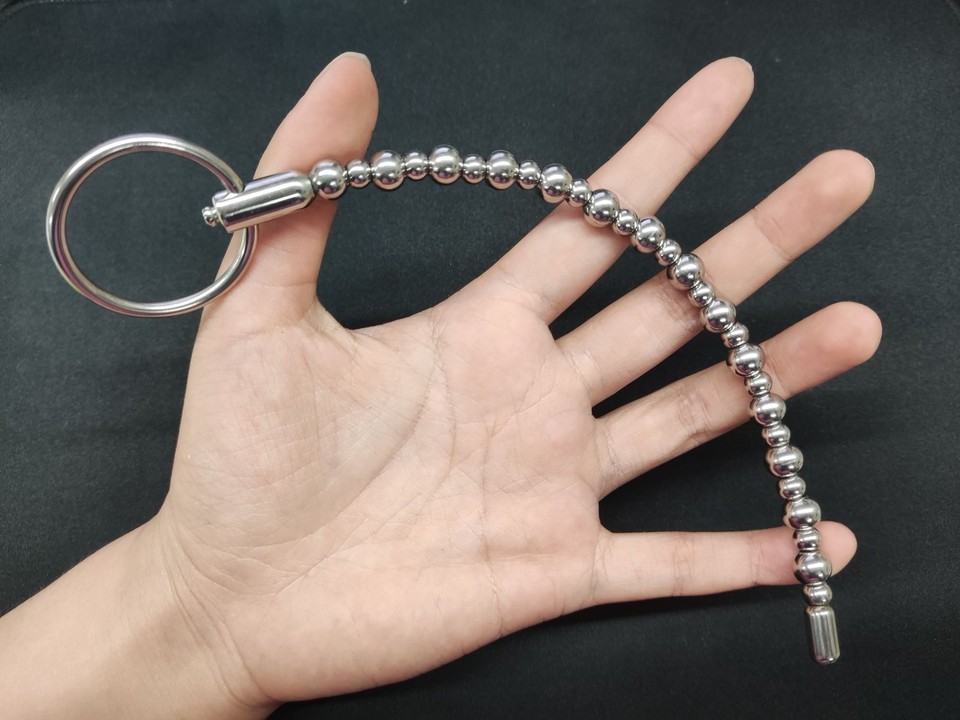 Super Long Metal Beads Urethral Plugs Penis Plug Insert Sounding ...