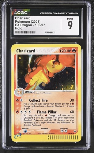 CGC 9 MINT Charizard 2003 EX Dragon 100/97 Holo Pokemon Card | eBay