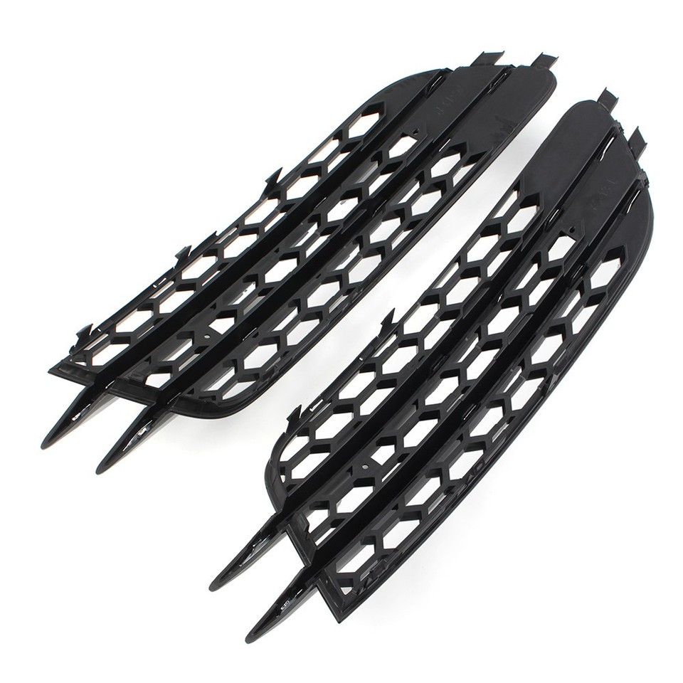 Fit Audi A6 C7 Sedan 12-15 Chrome Honeycomb Front Bumper Fog Light ...