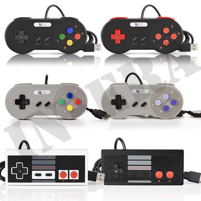 2PCS SNES & NES USB Retro Classic Controller For Raspberry Pi 3/4 PC ...
