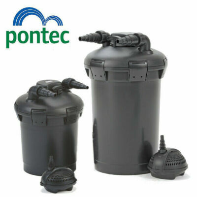 Pontec Pond Filter PondoPress Pressurized Filter Pump & UV Steriliser ...