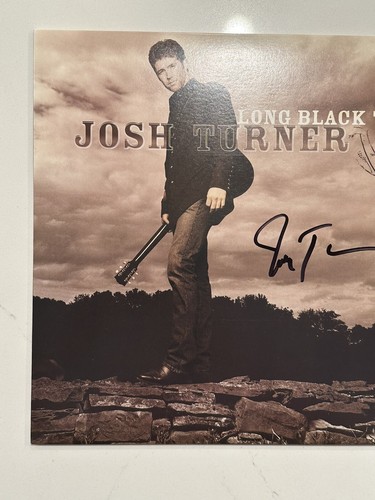 Josh Turner - Long Black Train NEW SIGNED Vinyl Autographed ...