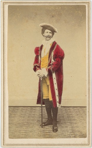 Actor Tinted Costume Brattleboro, Vermont 1860s CDV Carte de Visite ...