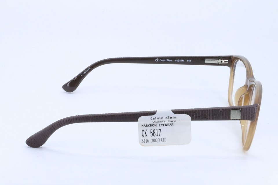 Calvin Klein CK5816 Chocolate Square Women Full Rim 52-15-135 ...