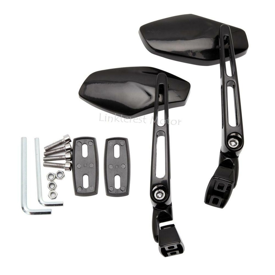 Racing Rearview Side Mirrors For Yamaha YZF R1 R6 R6S 1000 600 SUZUKI ...