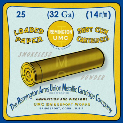 Reproduction Vintage UMC 32 Ga Shotgun Shell Box Label Canvas Print | eBay
