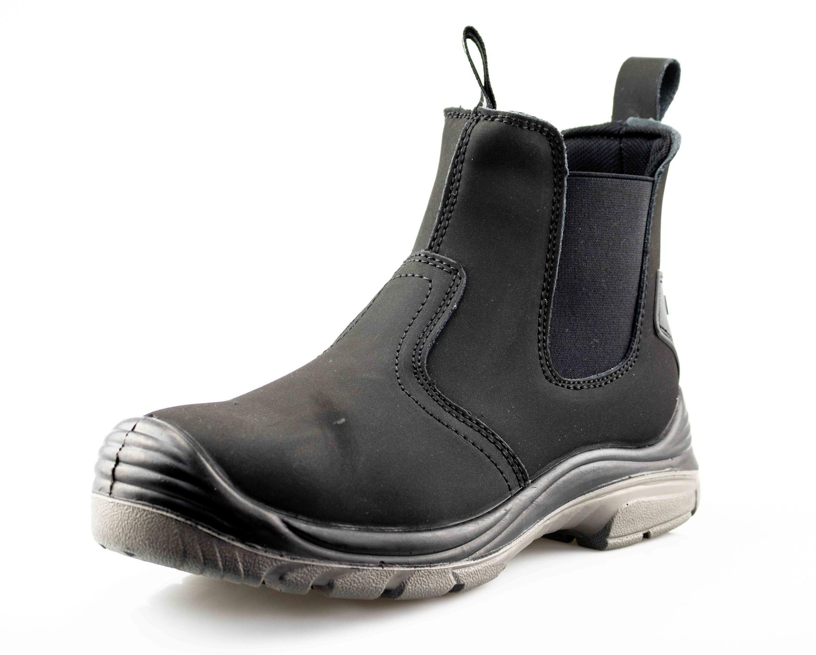 Mens Safety Steel Toe Cap Chelsea Dealer Hiking Work Ankle Boots Shoes ...