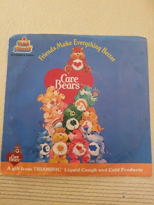 1986 CARE BEARS Friends Make Everything Better KID STUFF RECORDS ...