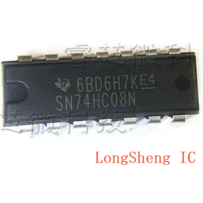 50 PCS SN74HC08N DIP-14 74HC08 74HC08N QUADRUPLE 2-INPUT POSITIVE-AND ...