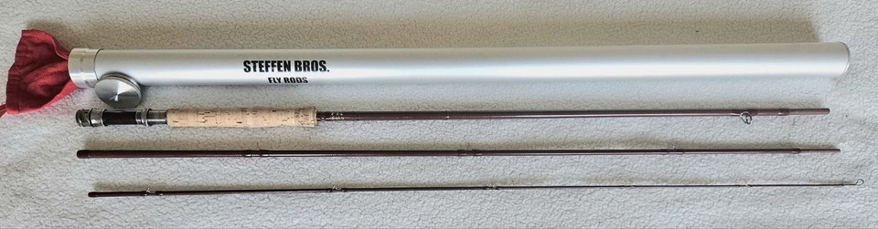 Steffen Brothers 8' 3p. 5/6 W. Custom Fly Rod. Great Condition Free ...