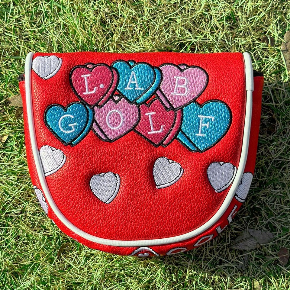 Rote Liebe Embroidery Golf Square Mallet Putter Head Cover with ...