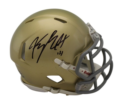 Kyle Hamilton Autographed Notre Dame Fighting Irish Mini Helmet Beckett ...