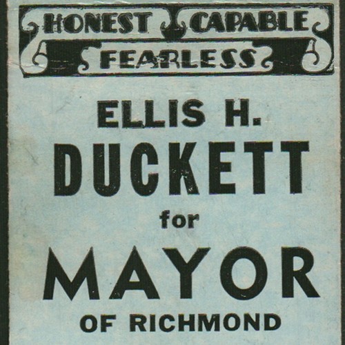 1951 Ellis H Duckett Richmond Mayor Wayne County Indiana Republican ...