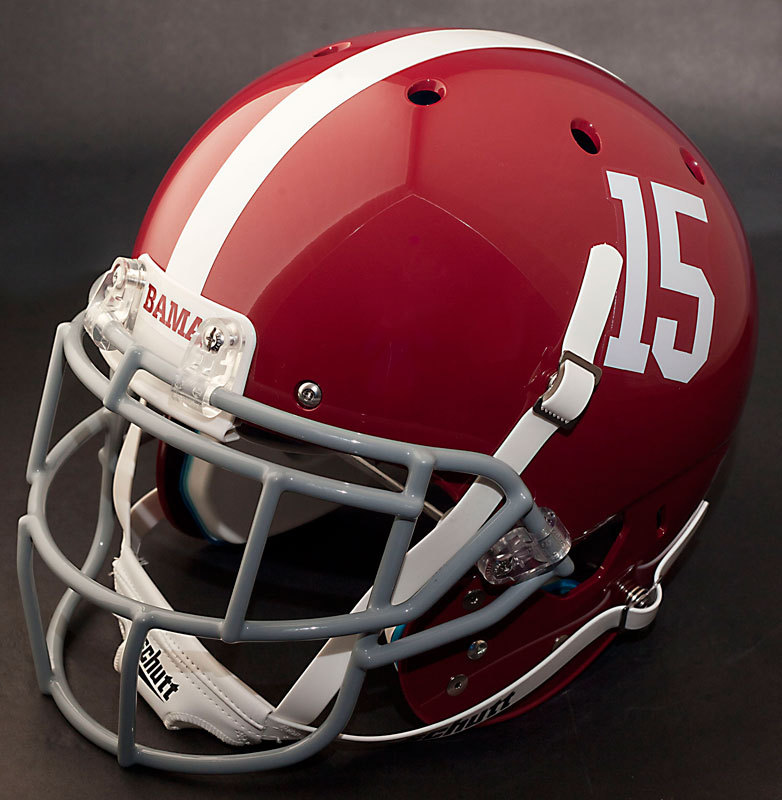 *CUSTOM* ALABAMA CRIMSON TIDE Schutt XP GAMEDAY Football Helmet w/ EGOP ...