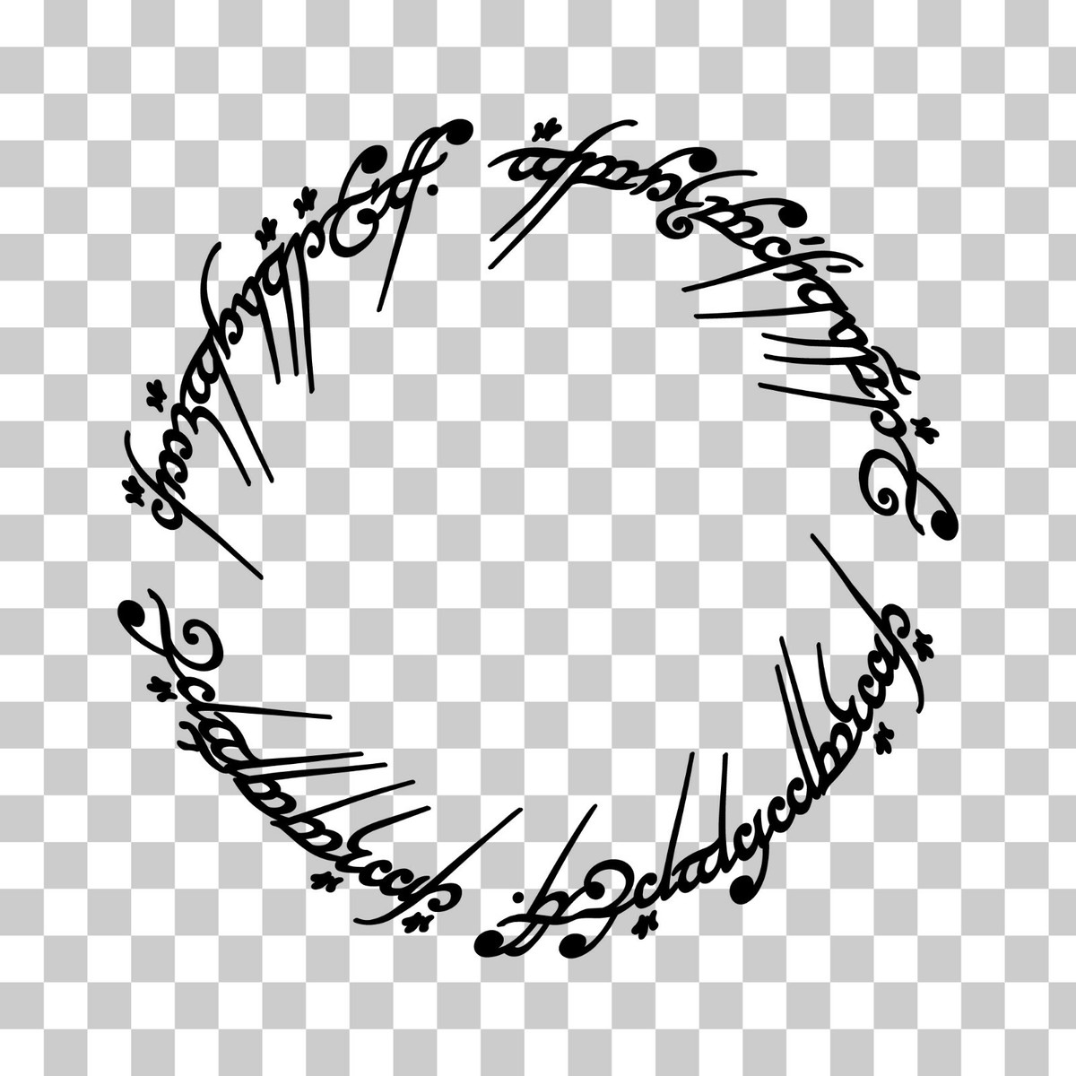 Lord Of The Rings Ring Inscription