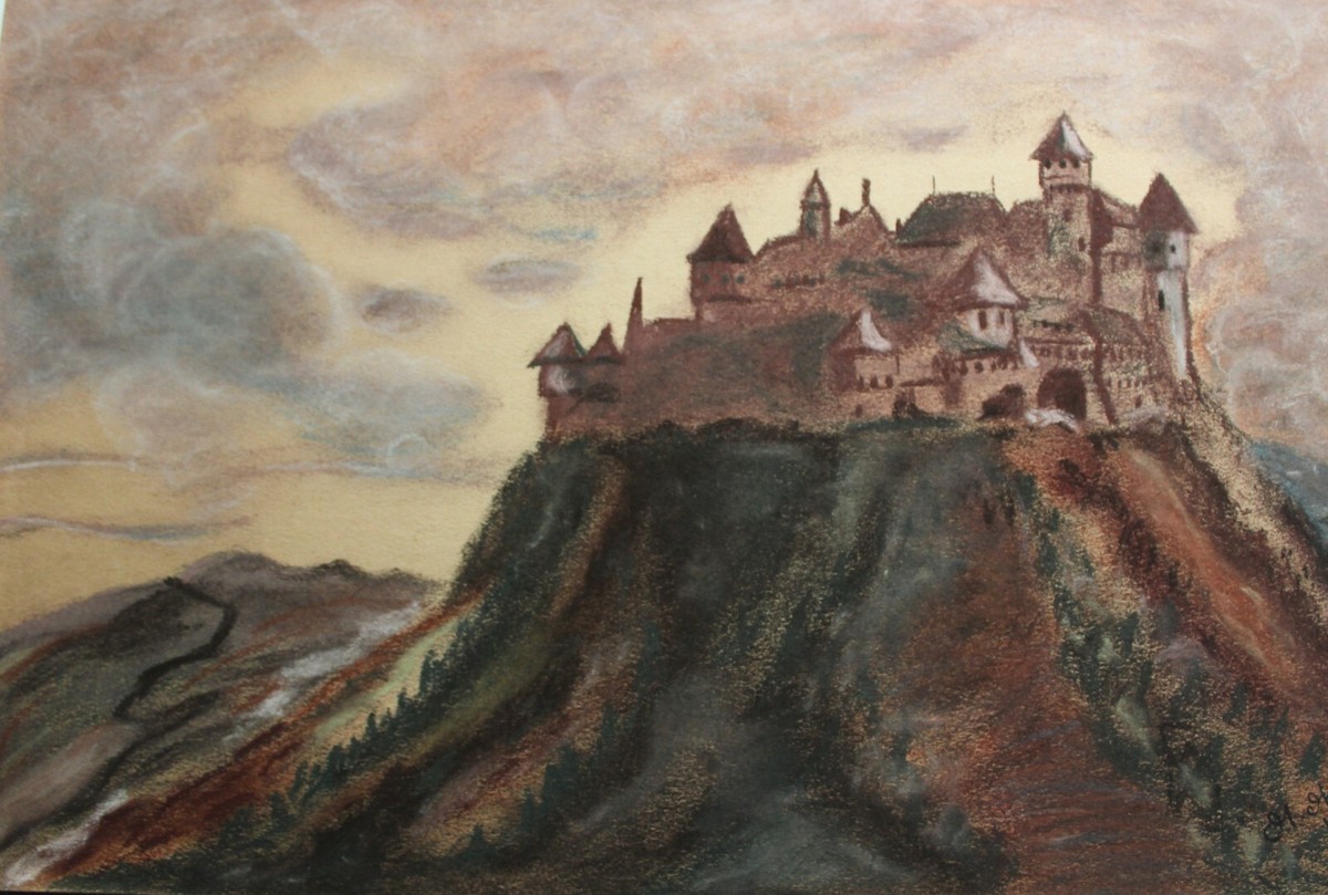Medieval Castle Painting