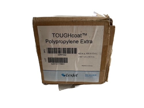 LexJet WRPP42 TOUGHcoat Water Resistant Polyproplyene Paper 42in x ...
