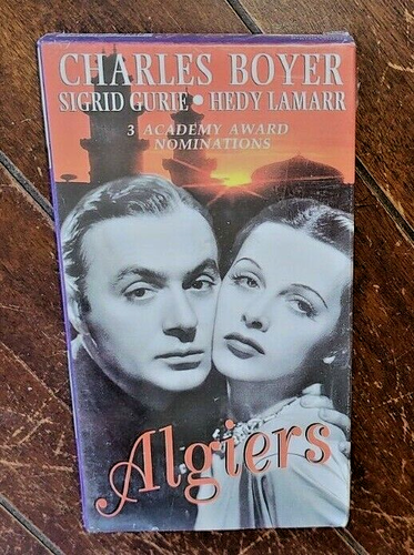 Algiers (VHS, 1995, Alpha Video) Charles Boyer/Hedy Lamarr! | eBay