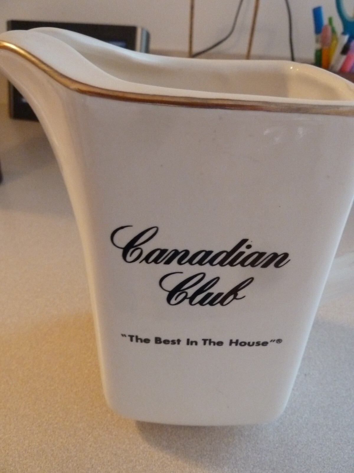 Canadian Club Whisky Pitcher Vintage Pfaltzcraft Ravensware | eBay