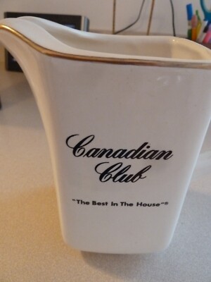 Canadian Club Whisky Pitcher Vintage Pfaltzcraft Ravensware | eBay