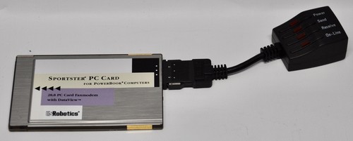 Vintage Modem: Used US Robotics Sportster 28.8 PC Card FaxModem | eBay