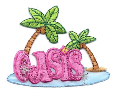 Tropical Island - Oasis - Paradise - Vacation - Embroidered Iron On ...