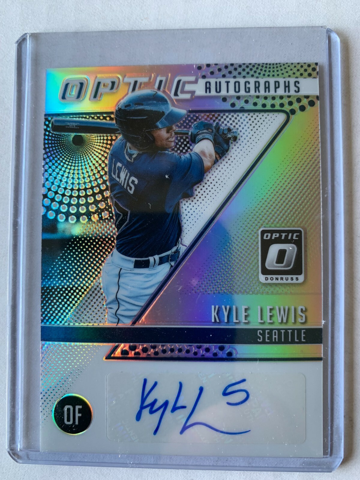 Kyle Lewis 2018 Donruss Optic Optic Autographs Auto Prizm Seattle ...