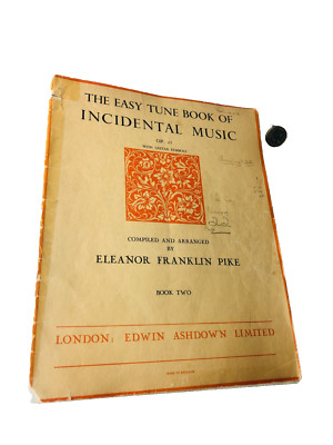 Sheet Music Easy Tune Incidental Music Eleanor Franklin Pike Vintage ra ...