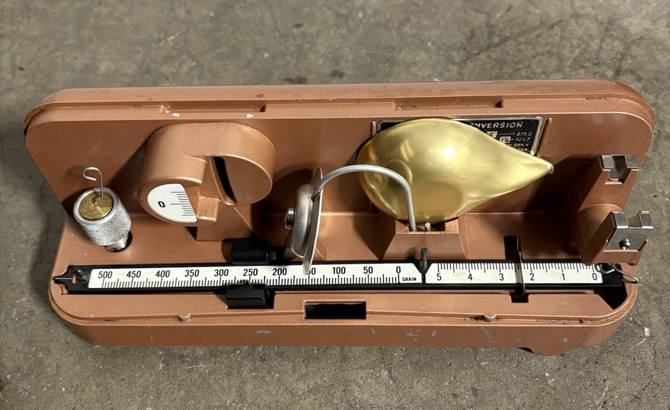 Lyman M5 Precision Reloading Powder Scale Ohaus Balance Beam | eBay