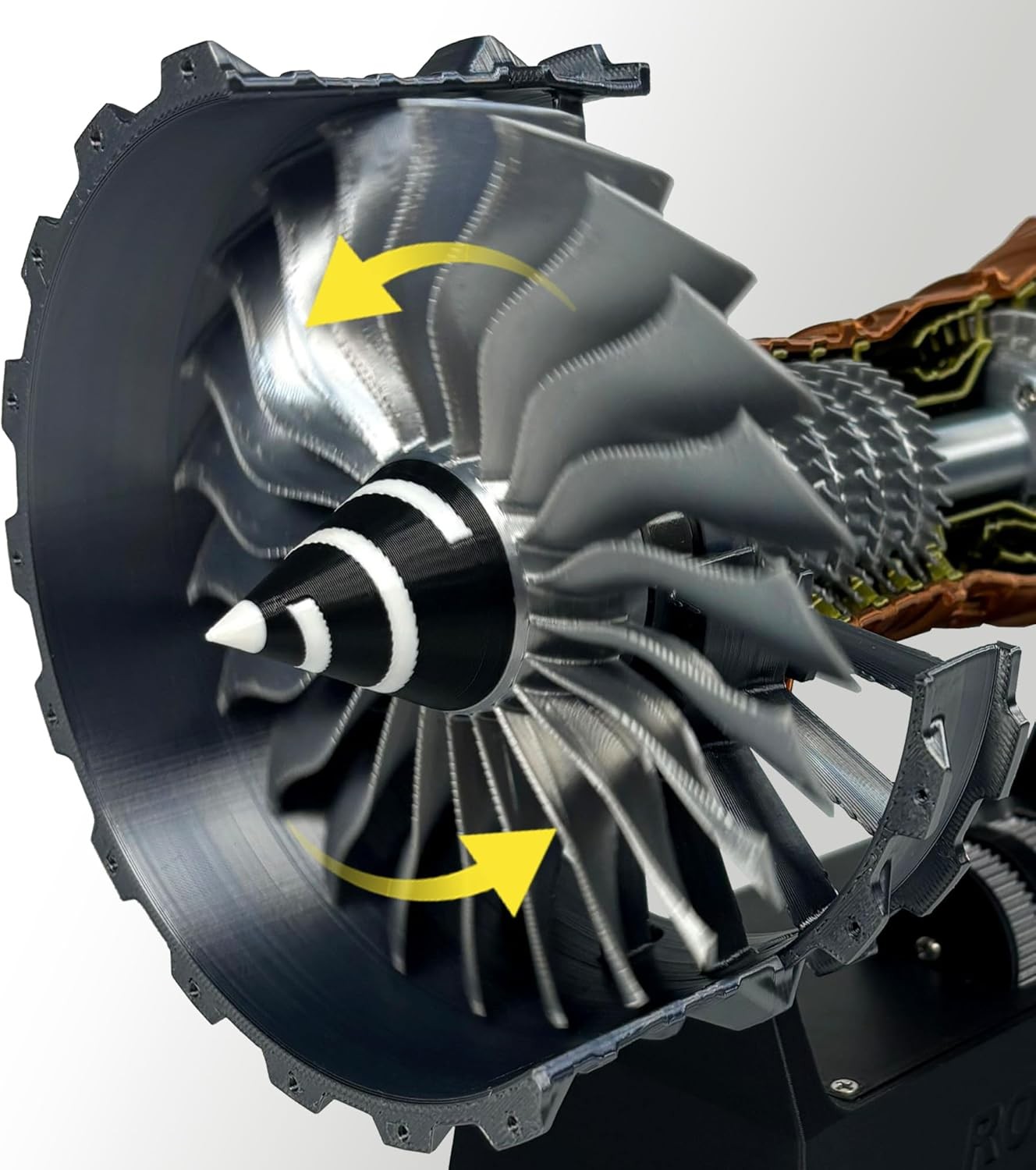 Jet Engine Model Kit, TR900 Turbofan Aircraft Engine Model 3D Printing ...