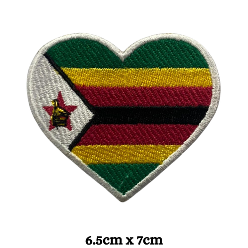Zimbabwe National Flag Patch Embroidered Iron/Sew On Badge Multiple ...