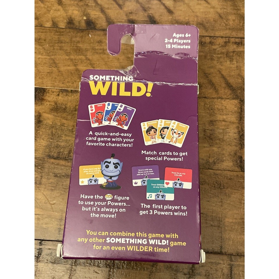 Funko Games Disney Aladdin Something Wild Card Game With Genie Mini Pop ...