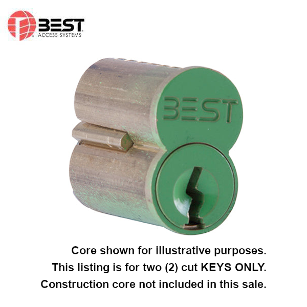 BEST Green Construction Core Keys for SFIC (Control & Operating) | eBay