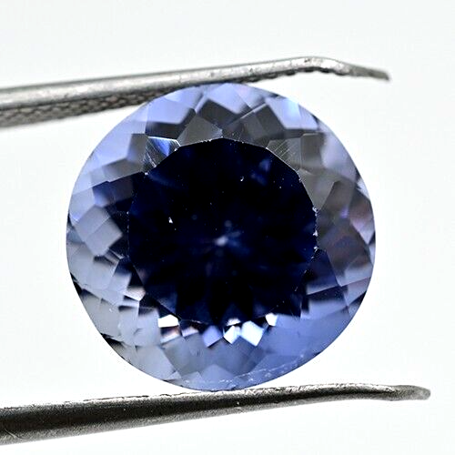 Certified California Natural Benitoite 11.40 Ct Round Cut Loose ...